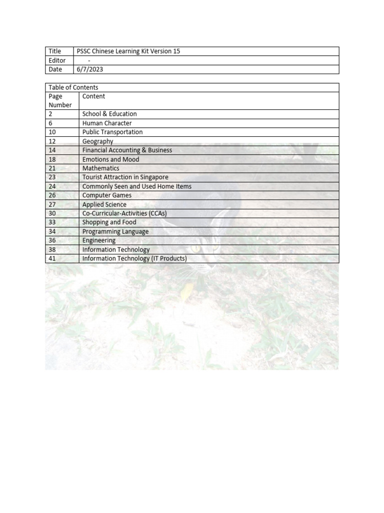 Chinese Notes | PDF