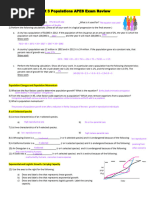 Unit 3 APES Population Review Guide | PDF | Population | Demography