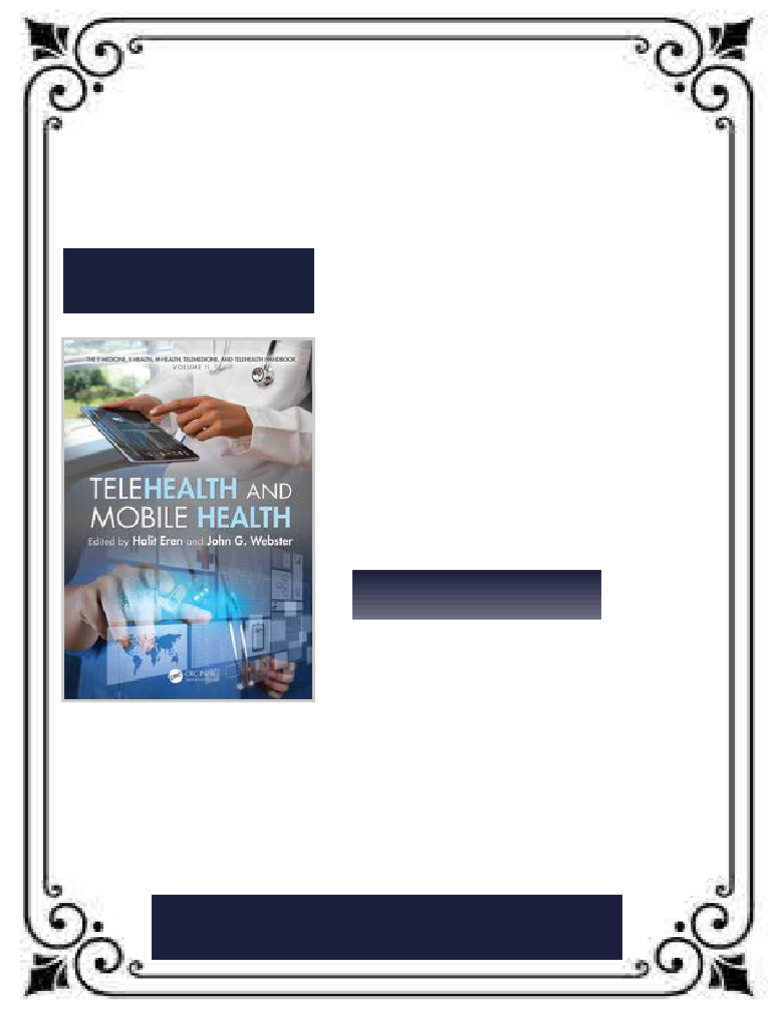 Telehealth and Mobile Health Volume 2 1st Edition Halit Eren (Editor ...