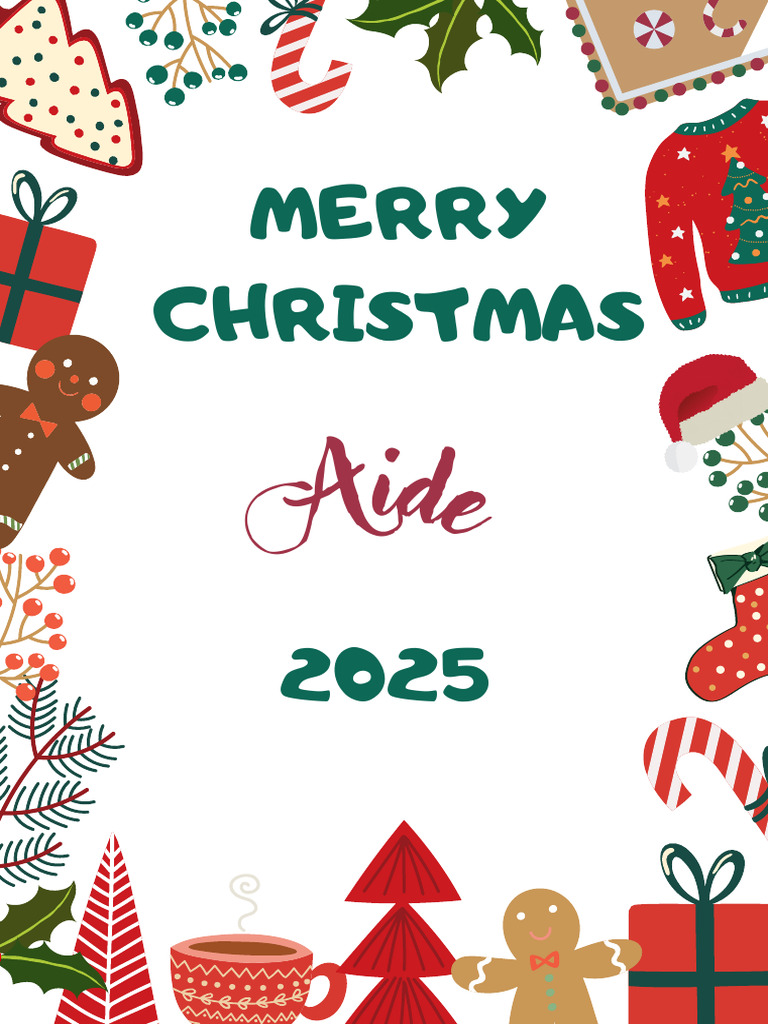 Red Simple Christmas Border A4 (1) | PDF