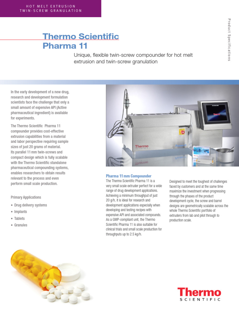 Pharma 11 | PDF | Extrusion | Tablet (Pharmacy)