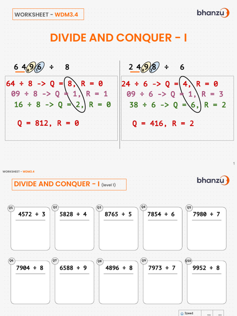 DIVIDE AND CONQUER Questions | PDF | Length | Distance