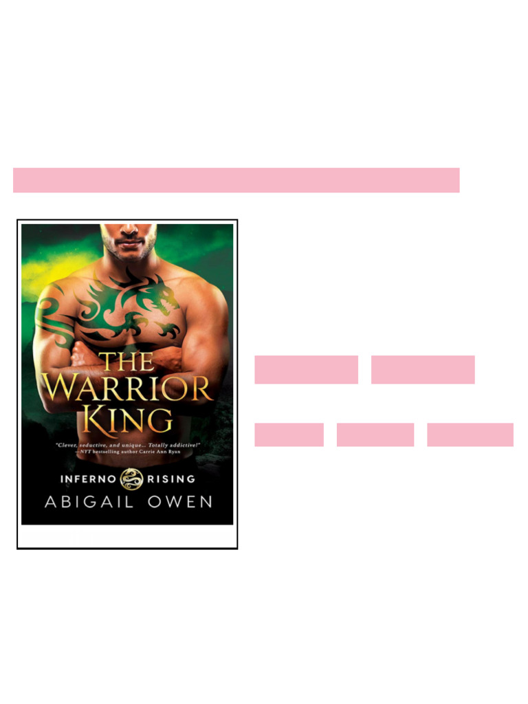 The Warrior King Inferno Rising Owen Abigail ebook any format available ...