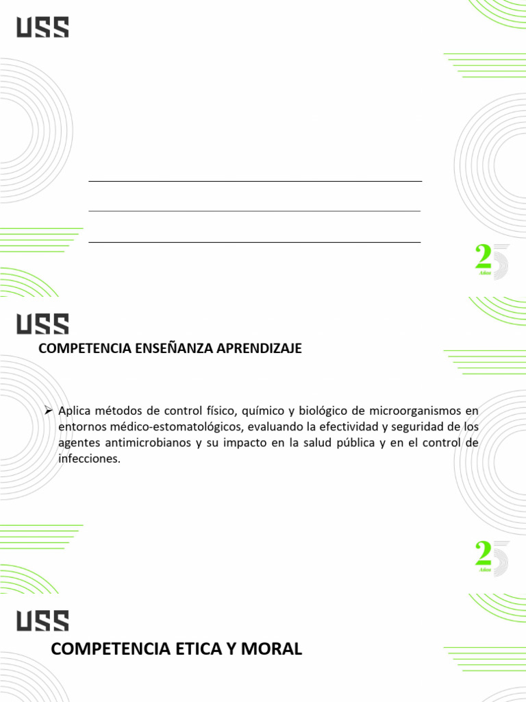 TEMA 7 - CONTROL MICROBIANO ESTOMA USS 2025-I | PDF | Esterilización (Microbiología ...