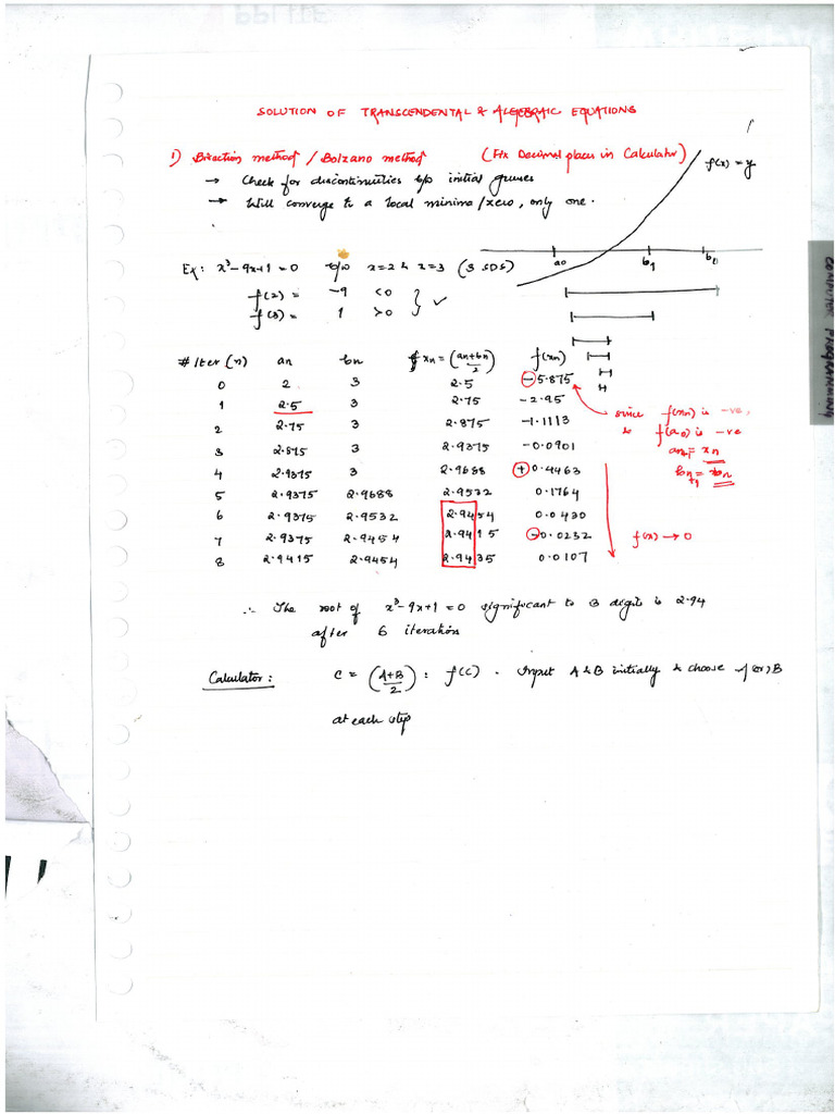 2 6 Numerical Analysis & Computer Programming Sanketh Ajmera | PDF