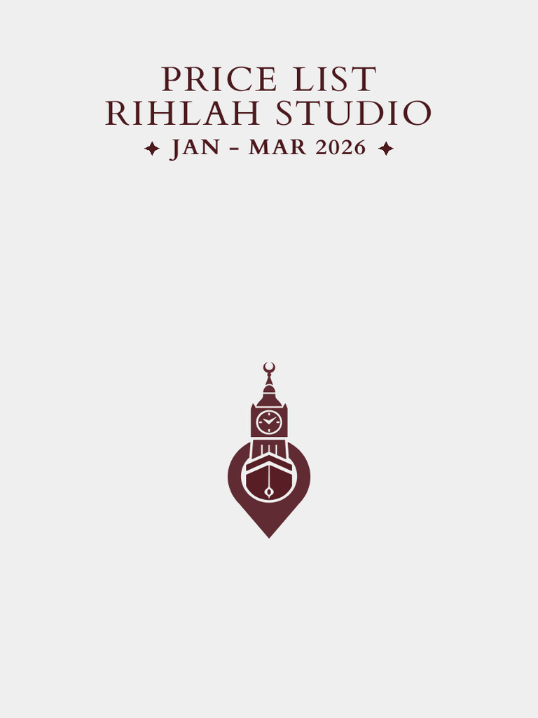 Harga Paket Foto & Video Rihlah Studio | PDF