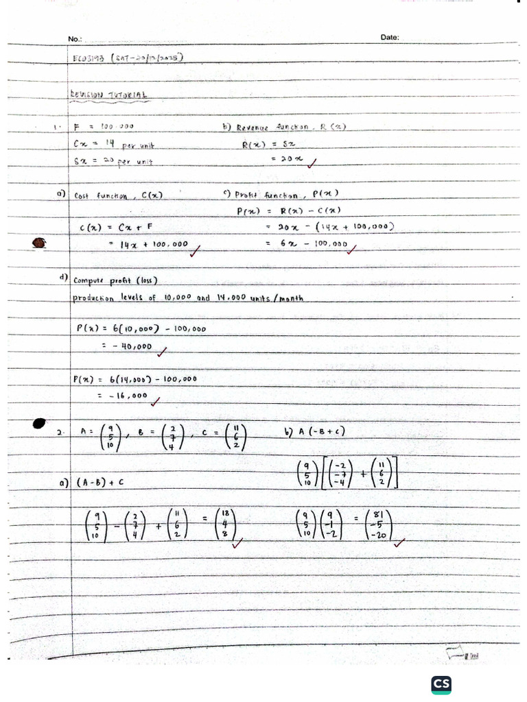 ECO3193 Revision Tutorial (S79836) Nor Ayuni | PDF