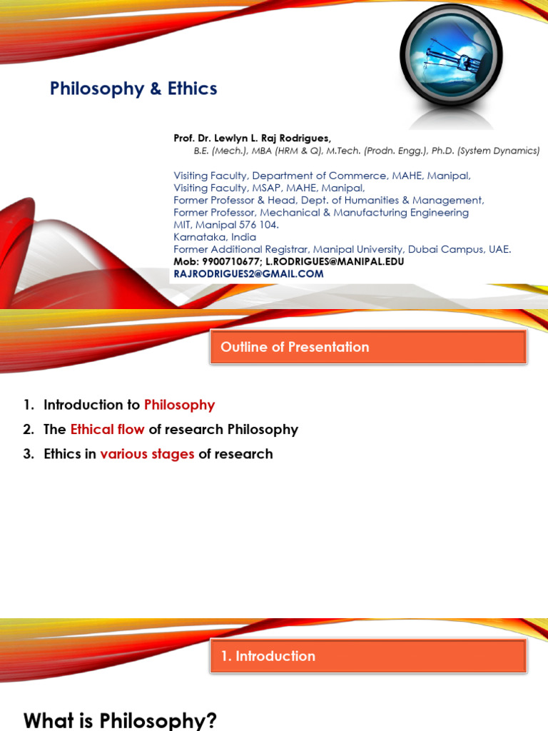 Ethical Considerations in Research Philosophy | PDF | Methodology ...