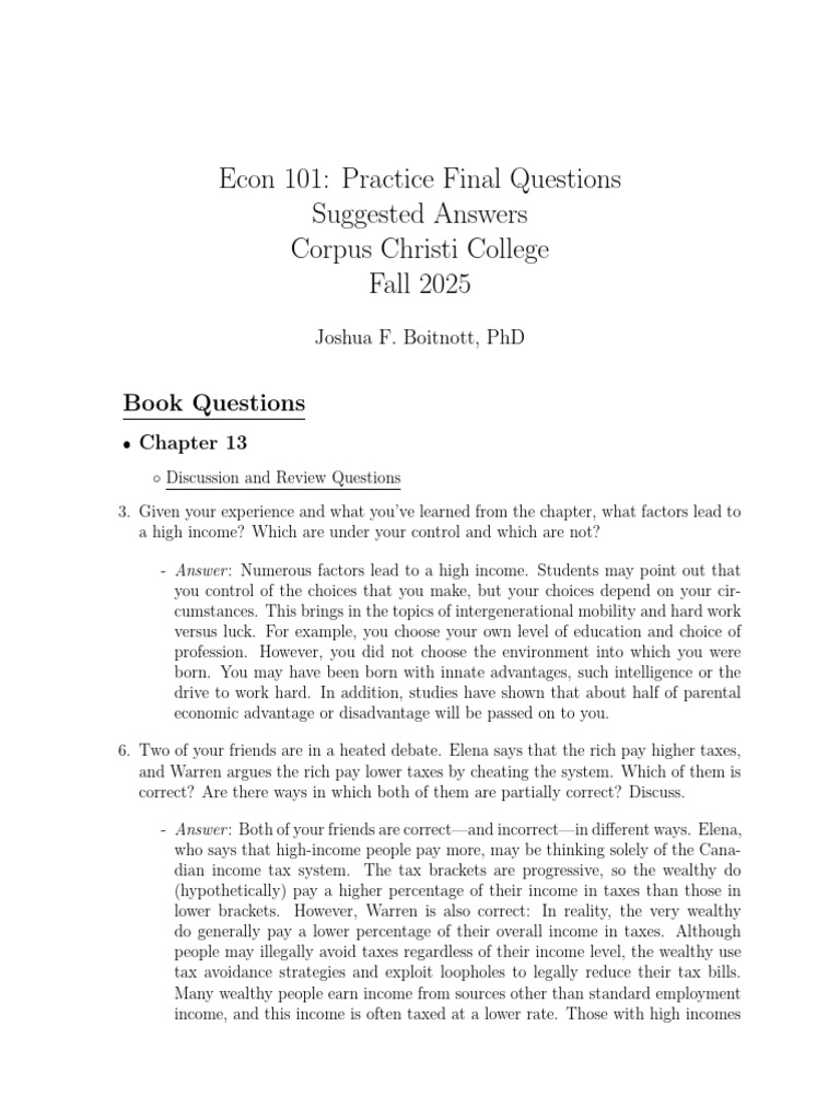 Econ101 PracFinal F25 AnsKey | PDF | Marginal Cost | Price Discrimination