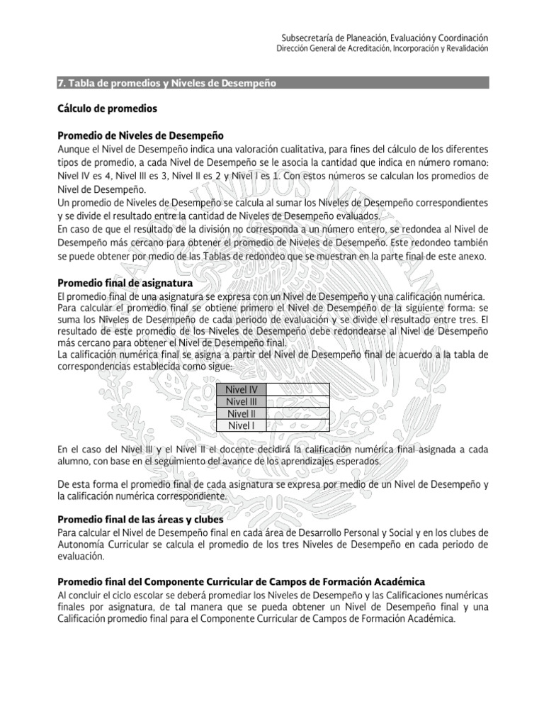 Anexos 7 de Las Normas de Control Escolar para Ed. Básica 2018-2019 | PDF