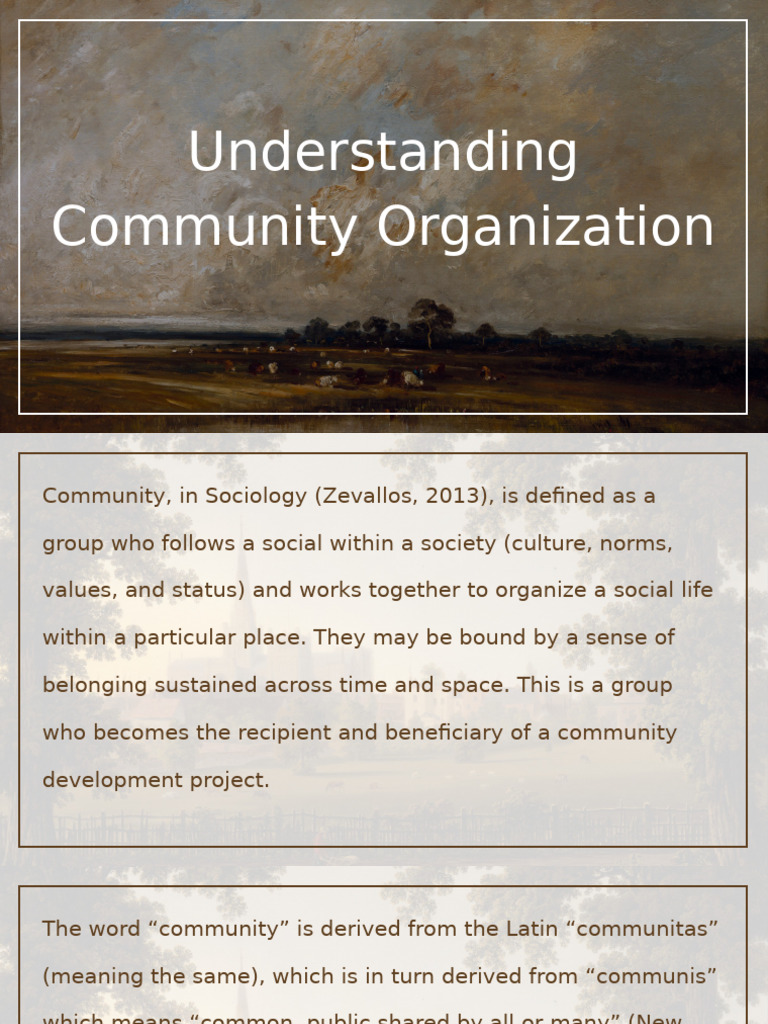 Lesson-1-Understanding-Community-Organization- | PDF | Cost Of Living ...