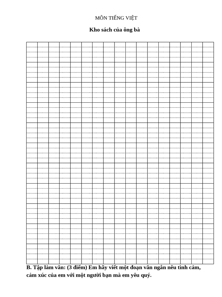 Đề Kiểm Tra Cuối Kì 1 - Hs Làm 24-25 | PDF