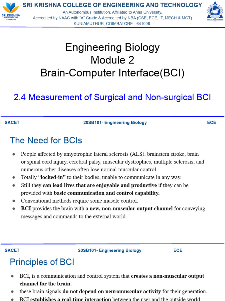 2.4 Measurement of Surgical and Non-surgical BCI-A.pptx | PDF | Event Related Potential ...
