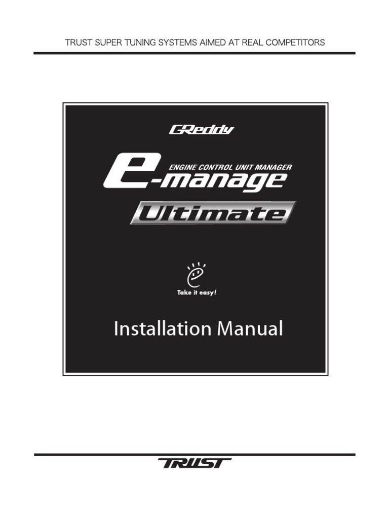 Greddy E-Manage Ultimate Installation | PDF | Business
