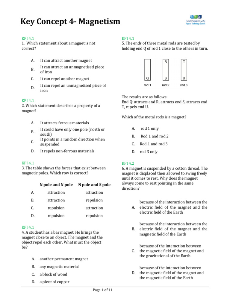 Understanding Magnetism Concepts | PDF | Magnet | Magnetism