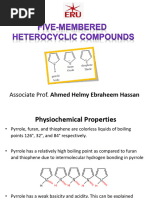 Thiophene: Structure, Properties, and Uses | PDF | Aromaticity | Molecules