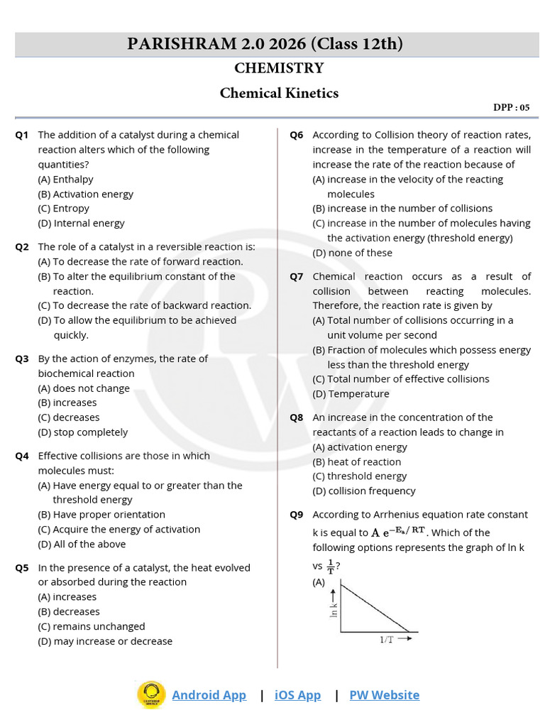 6916e7528699383bbc105d63_##_Chemical Kinetics _ DPP 05 (of Lecture 07 ...