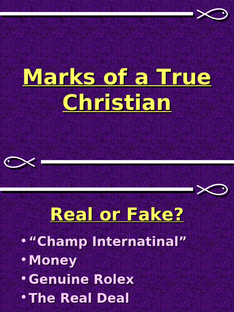 Marks of a True Christian: Ephesians Insights | PDF | Epistle To The ...