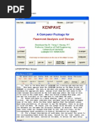 KENPAVE Software Final | PDF | Deformation (Engineering) | Menu (Computing)