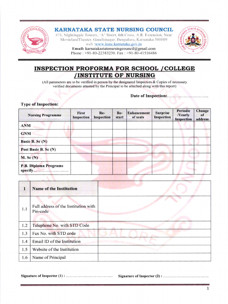 inspection formyufhh | PDF | Hospital | Intensive Care Unit