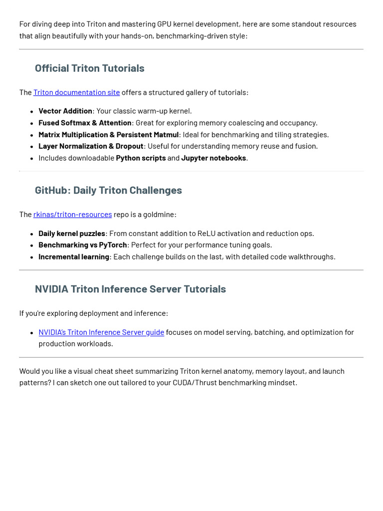 Master Triton GPU Kernel Development | PDF