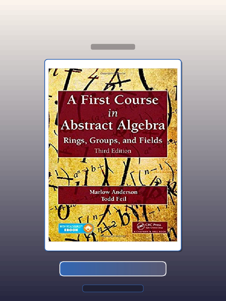 Test Bank for First Course in Abstract Algebra Rings Groups and Fields ...
