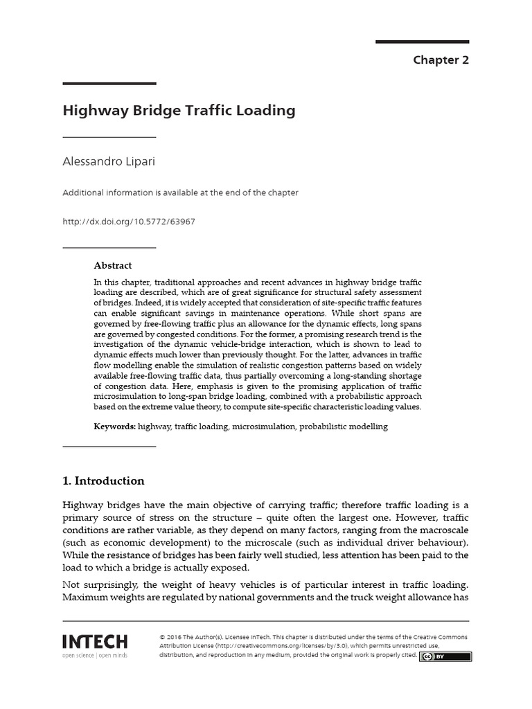 Highway Bridge Traffic Loading Insights | PDF | Bridge | Traffic