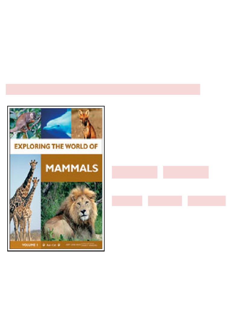 (Ebook) Exploring the World of Mammals by Nancy Simmons ISBN ...