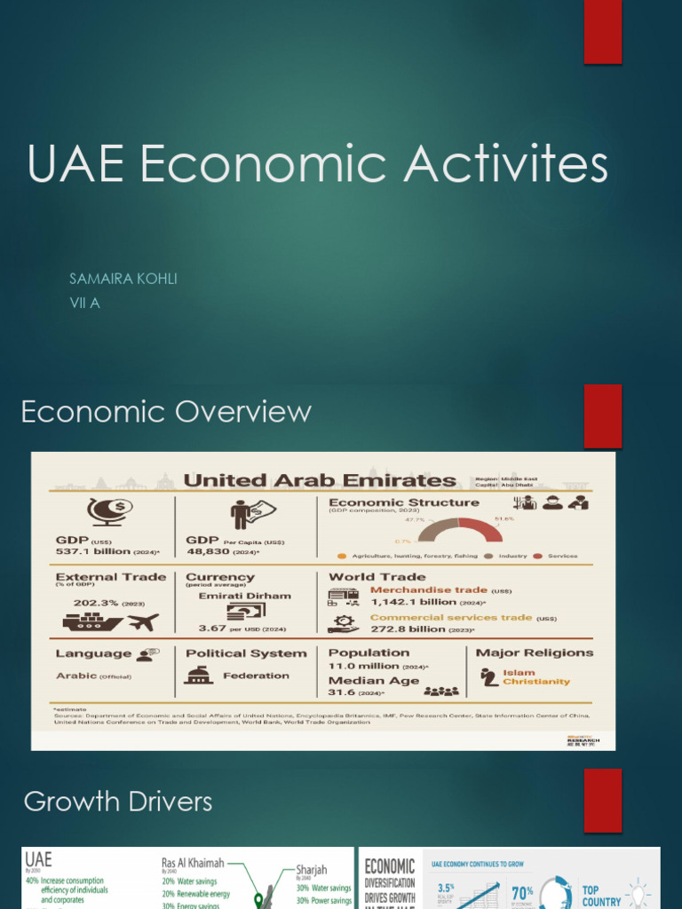 UAE Economic Activites PDF | PDF | United Arab Emirates | Economies