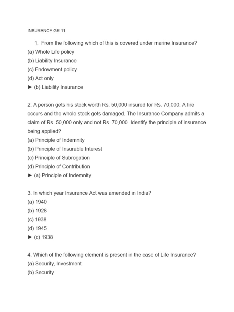 Insurance Gr 11 | PDF | Insurance | Private Law