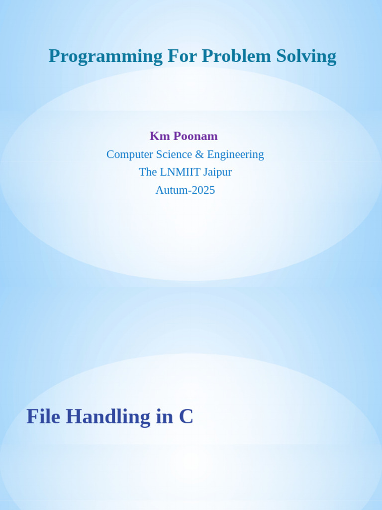 14 File Handling in C | PDF | Computer File | Pointer (Computer Programming)