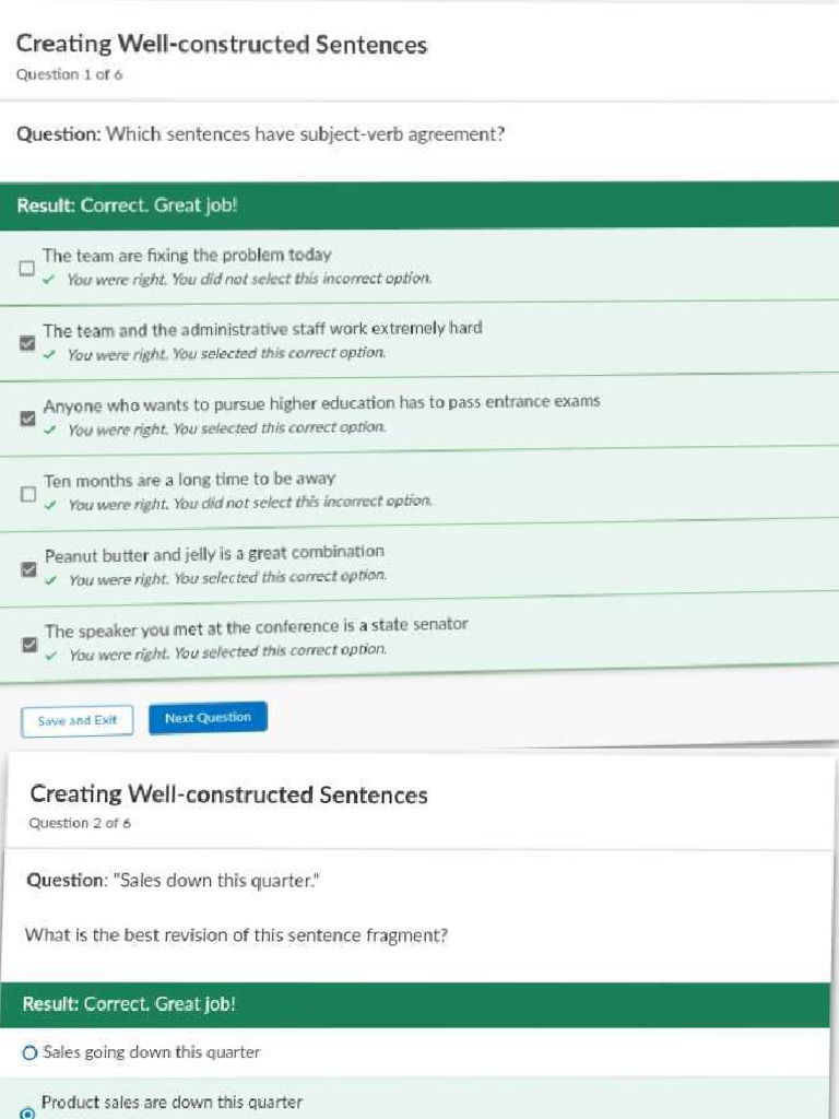Creating Well-constructed Sentences AD | PDF