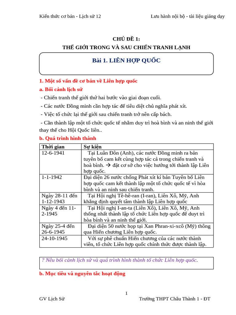 (3).Kien Thuc Co Bản Sử 12 | PDF