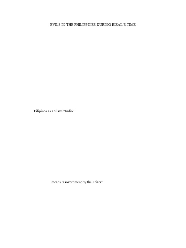 Social Evils Readings | PDF | Philippines