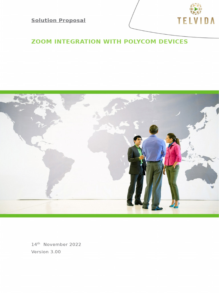 Zoom Integration Solution v3 | PDF | Session Initiation Protocol | Videotelephony