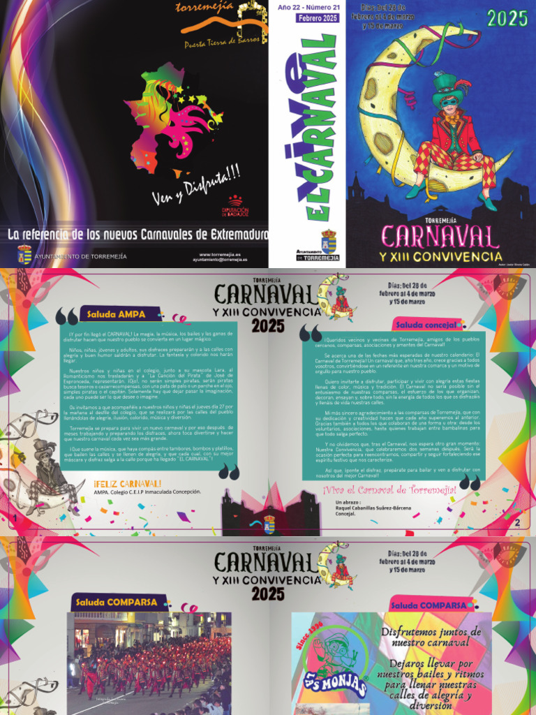 Revista Carnaval 2025 de Torremejía | PDF