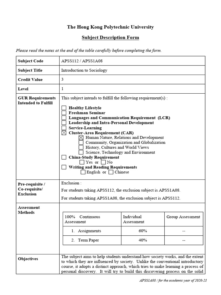 Introduction to Sociology Course Overview | PDF | Socialization | Sociology