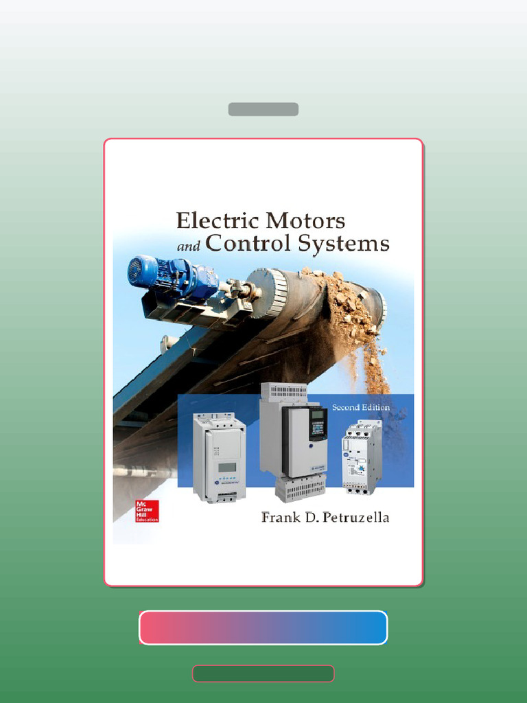 Test Bank for Electric Motos and Control Systems Second Edition Frank D ...