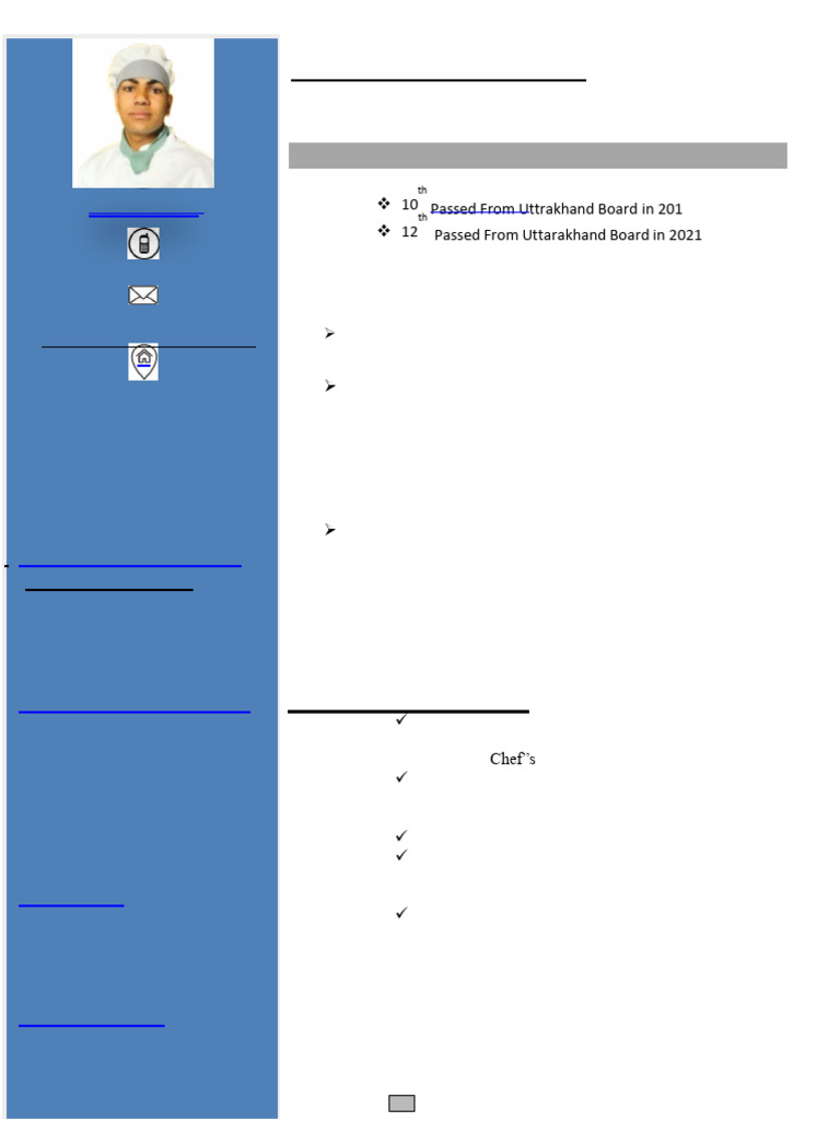 Anish Bartwal Resume PDF. | PDF