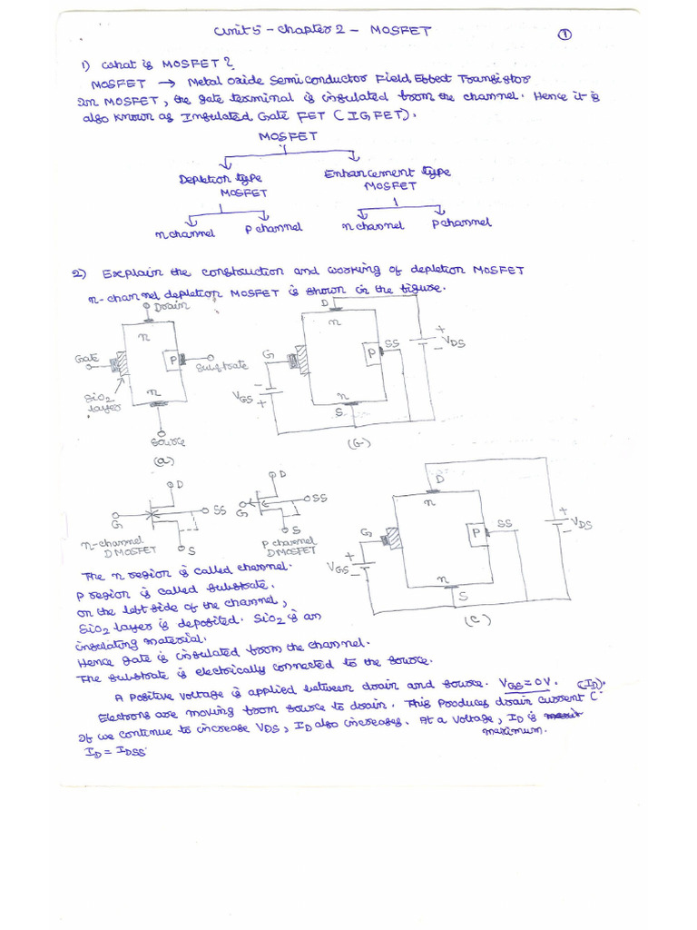 EDC Unit 5 Chapter 1 | PDF