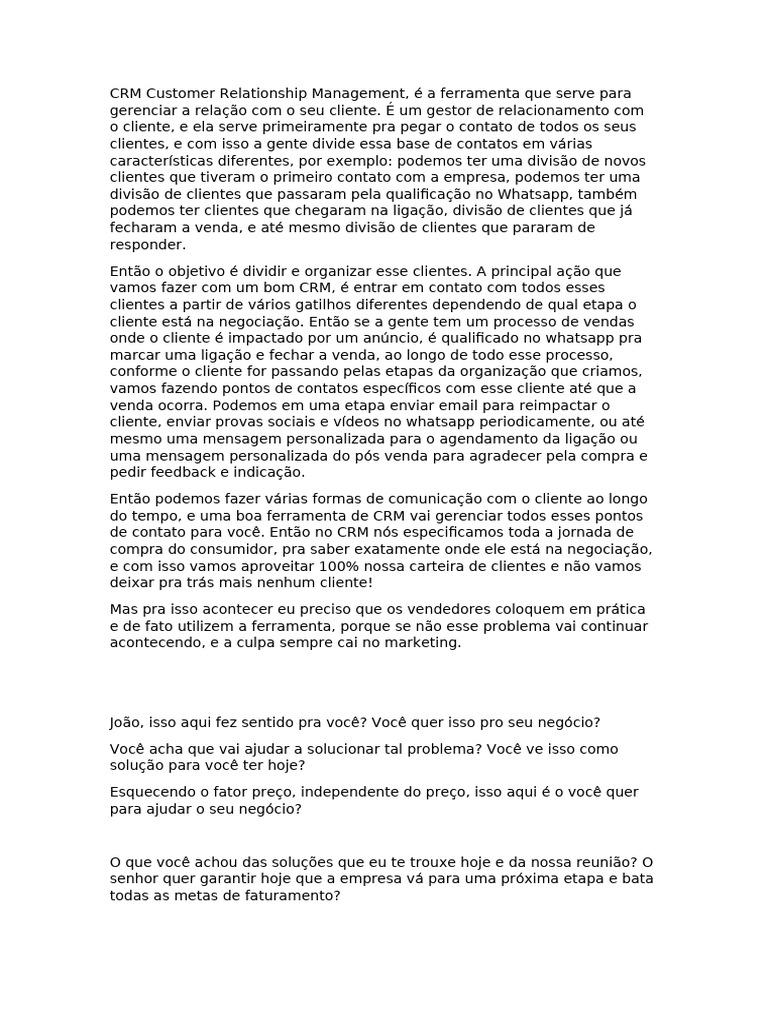 R2 | PDF | Gestão de relacionamento com o cliente | Business
