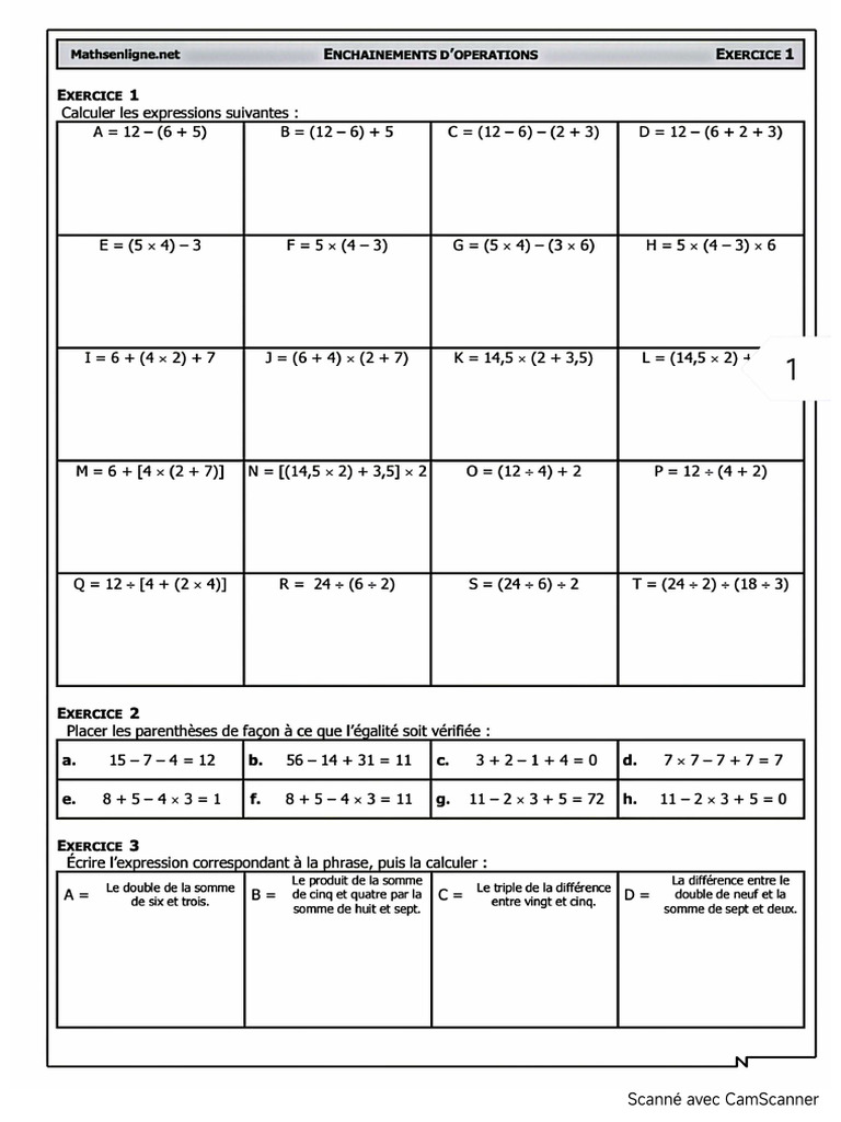 Évaluation Maths | PDF