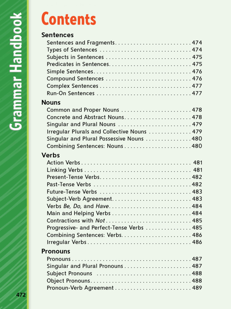 Grade 3 Grammar Guide: Sentences & Nouns | PDF | Pronoun | Linguistic ...