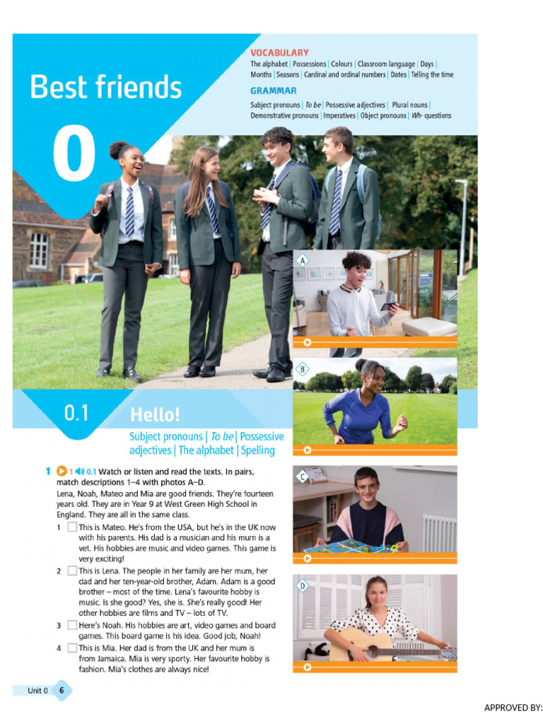 6 - unit 0 | PDF | English Language