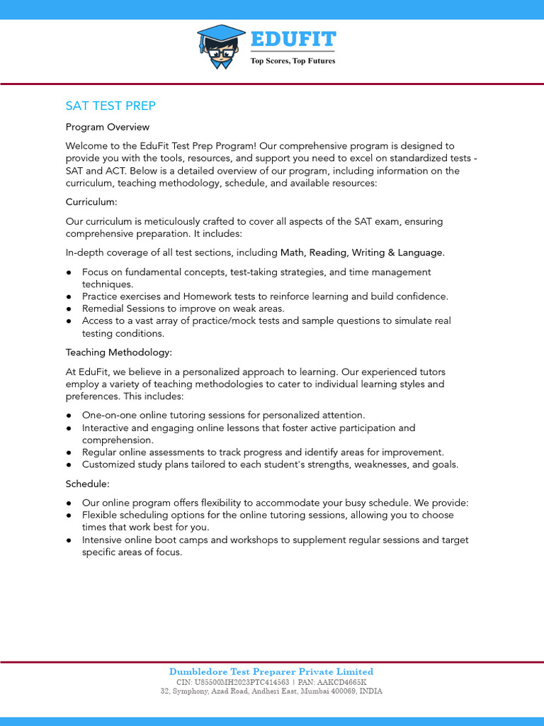 Digital SAT Program Overview - Template - Individual | PDF | Statistics ...