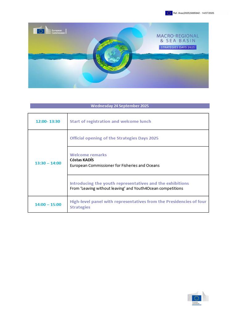 Strategies Days 2025 Agenda Overview | PDF