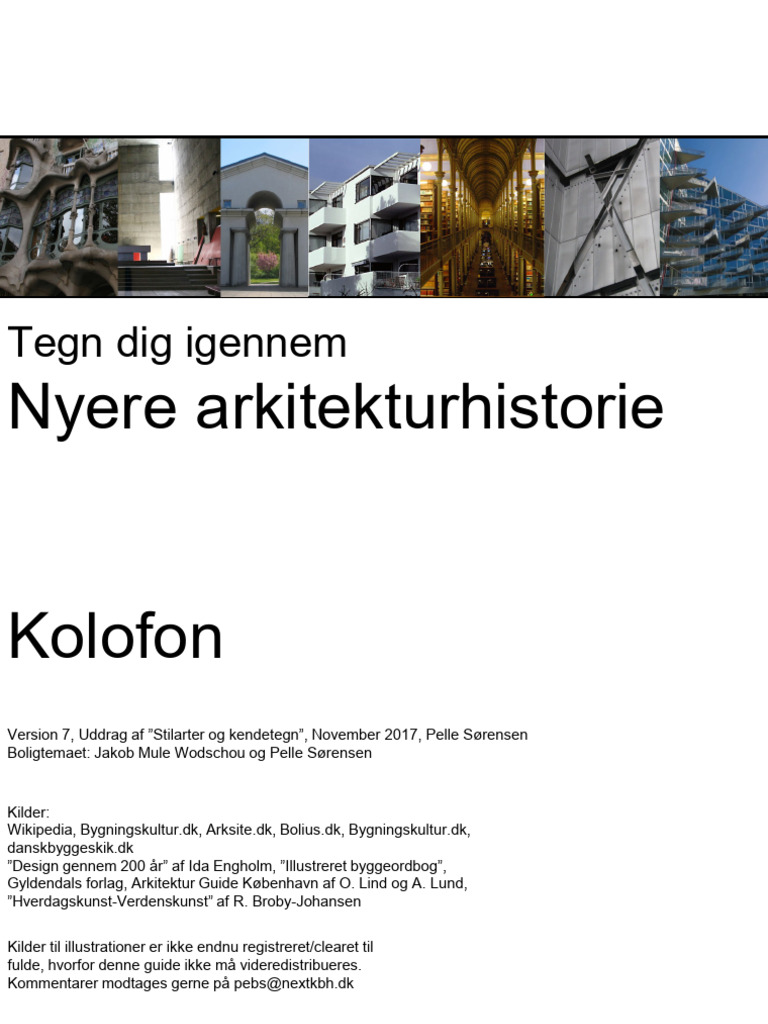Nyere Arkitekthistorie BYG 7 Med Sketchup | PDF