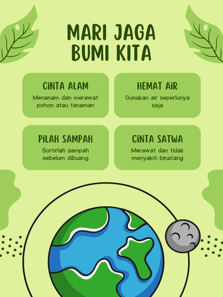 Langkah Cinta Lingkungan untuk Bumi | PDF