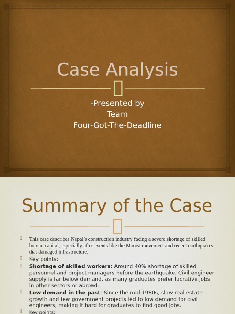 Case Analysis | PDF | Human Resource Management | Employee Retention