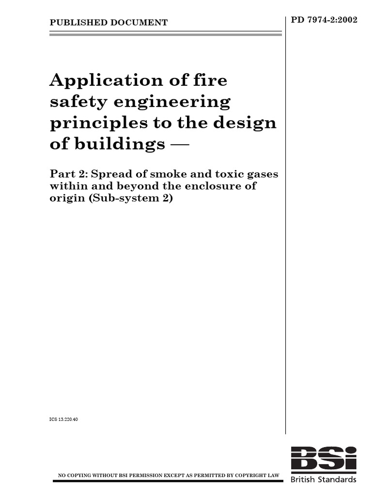Part 2 Spread of Smoke and Toxic Gases | PDF | Fires | Combustion